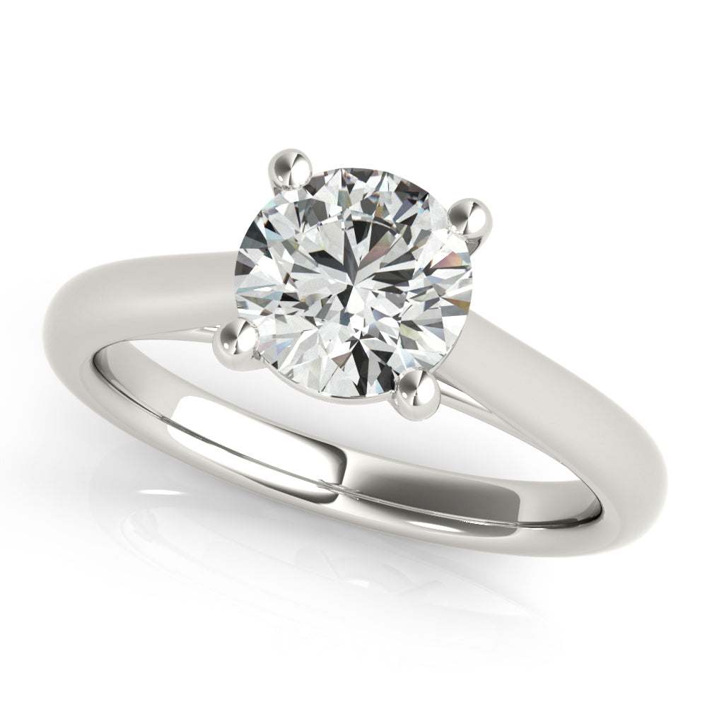 Hannah Round Solitaire Engagement Ring Setting – KAVALRI